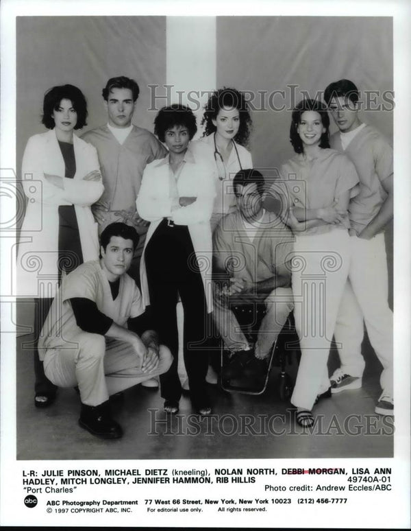 1997 Press Photo Julie Pinson Michael Dietz Nolan North Lisa Hadley Ri ...