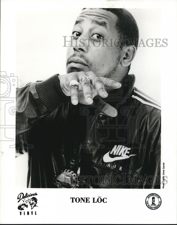 1989 Press Photo Tone Loc American Hip Hop Rapper Singer - cvp52785 ...