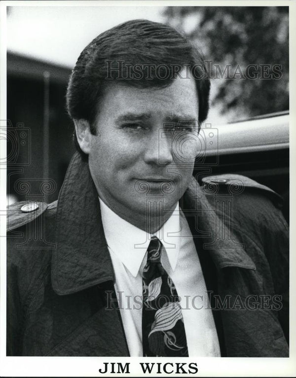 Undated Press Photo Jim Wicks Anchor and Managing Editor of CKY-DT ...