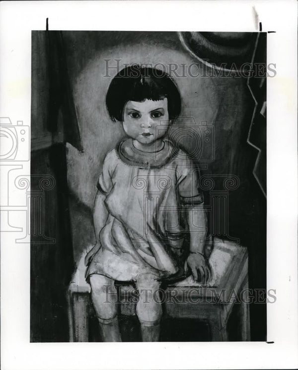 1989 Press Photo June by Artist William Sommer, American in Oil on Car ...