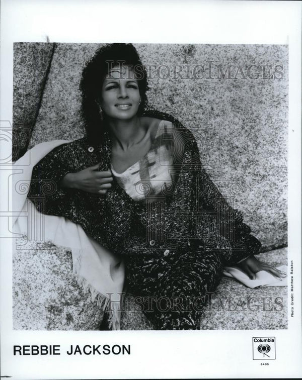 1984 Press Photo Rebbie Jackson - Historic Images
