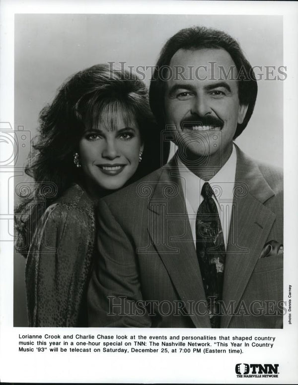 1993 Press Photo Lorianne Crook and Charlie Chse - cvp43545 - Historic ...