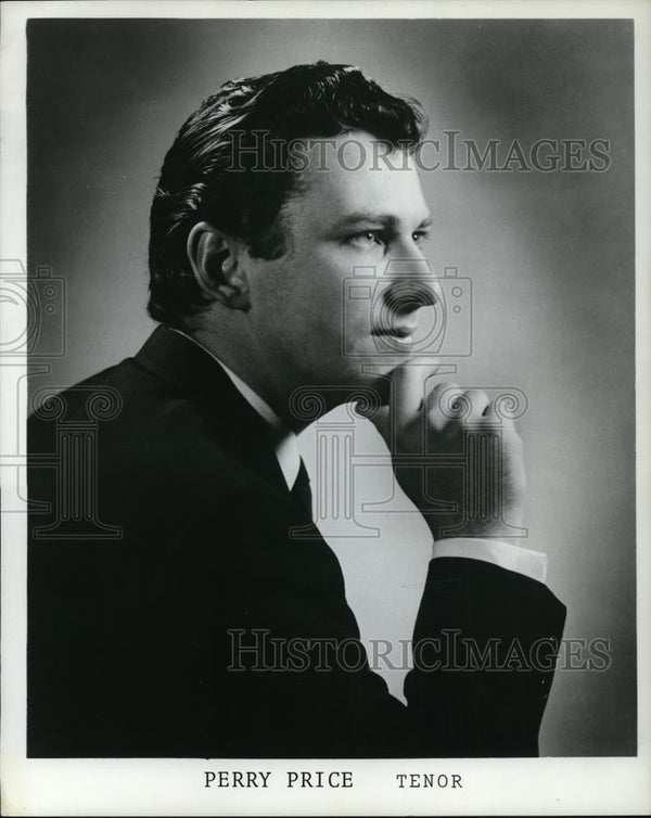 1973 Press Photo Singer Perry Price....Tenor - cvp48098 - Historic Images
