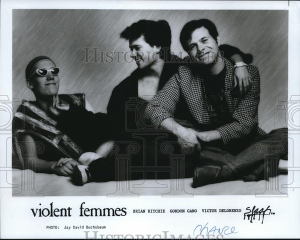 1993 Press Photo Brian Ritchie, Gordon Gano, Victor DeLorenzo of Viole ...