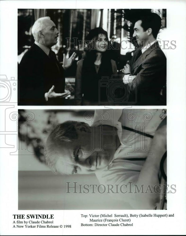 1999 Press Photo New Yorker Films presents The Swindle with Michel Ser ...