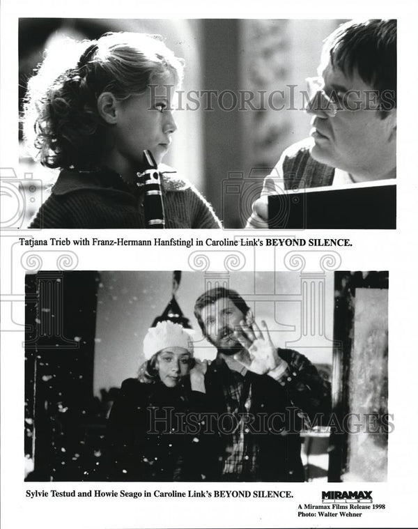 1998 Press Photo Tatjana Trieb, Franz-Hermann Hanfstingl in Beyond Sil ...