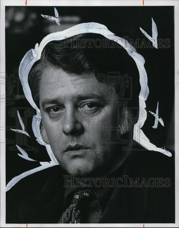 1971 Press Photo Richard Oberlin, Director of the Cleveland Play House ...