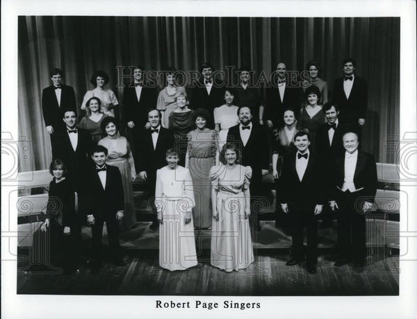 1996 Press Photo Musical group Robert Page Singers - cvp53567 ...