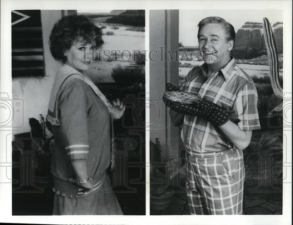 1988 Press Photo Alan Young and Glynis Jones in Coming of Age - cvp431 ...