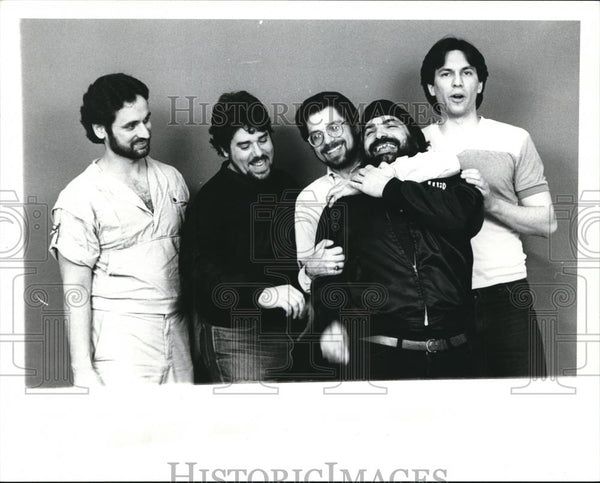 1987 Press Photo Ken Cali Dennis Christopher Roger Kleinman Billy Buck ...