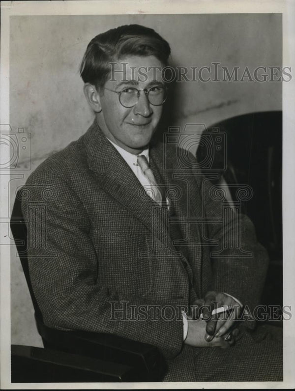 1934 Press Photo Ed A Freely Alias Eddie Allen - Historic Images