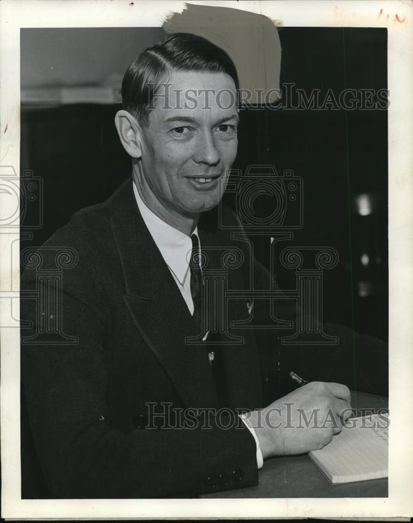 1937 Press Photo John C. Page,Commissioner of the Bureau of Reclamatio ...