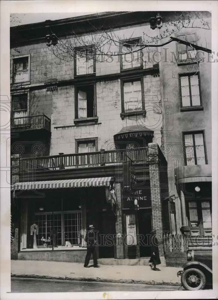 1936 Press Photo The Alpine Hotel in Montreal, Canada - Historic Images