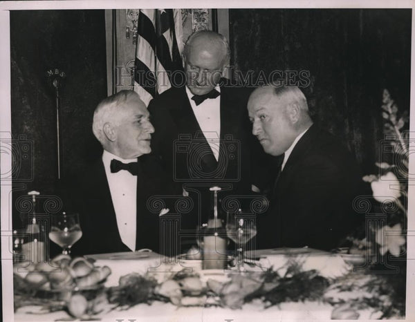1937 Press Photo of Sec. of State Cordell Hull (L), Joseph P. Tumulty ...
