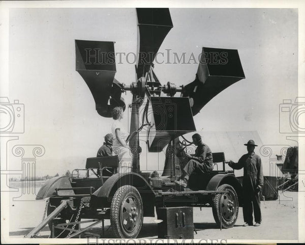 1936 Press Photo Private Charles Nelson and Henry Timme with Sgt. Scot ...