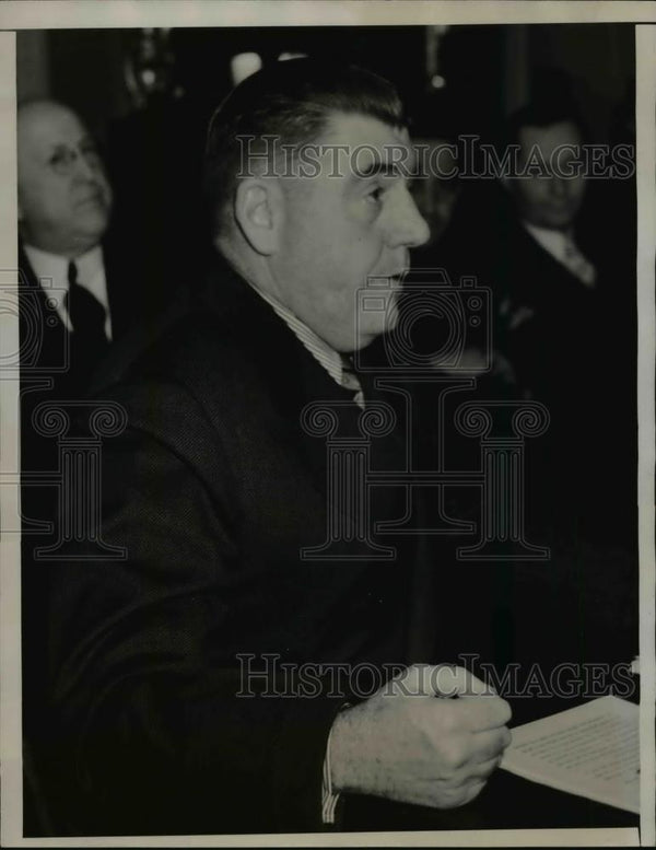 1938 Press Photo Joseph Patrick Ryan,International Longshoremen's Assn ...