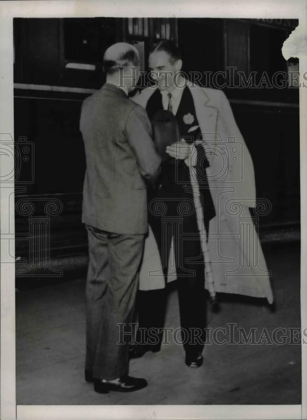 1939 Press Photo Anthony Drexel Biddle Jr. and William Bullitt, US Amb ...