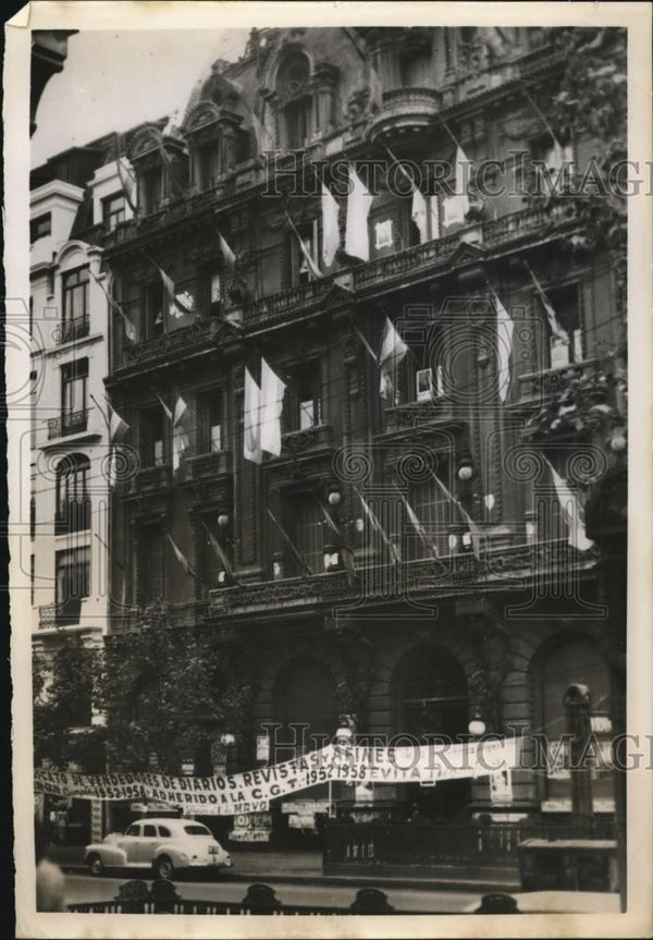 1951 Press Photo Buenos Aires Argentina Building Newspaper La Prensa ...