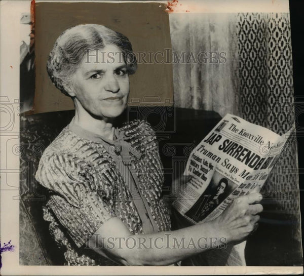 1948 Press Photo of Miss Clara Reynolds was in a coma for 12 years wak ...