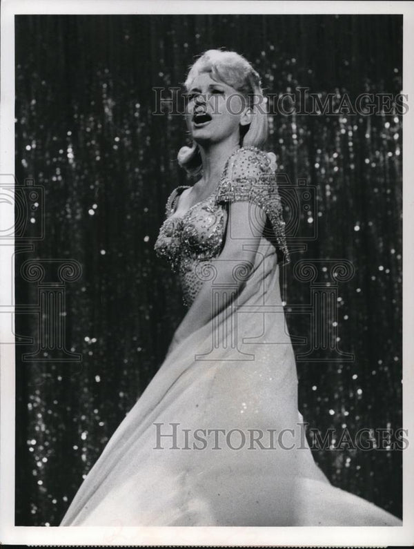 1967 Press Photo Jane Morgan Pop Music Singer on The Ed Sullivan Show ...