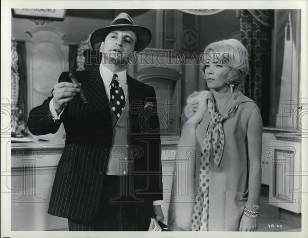 1965 Press Photo Geo Scott & Shirley W. in The Yellow Rolls Royce - cv ...