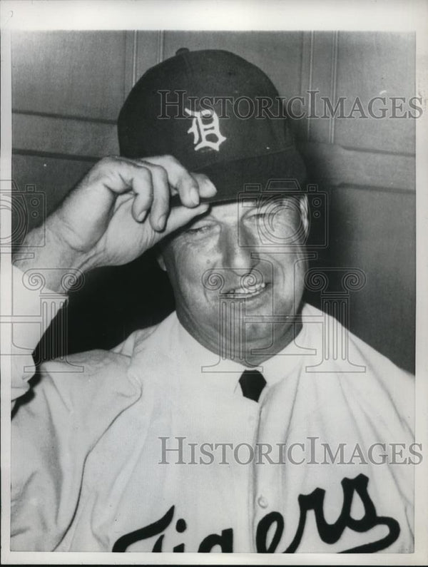 1960 Press Photo Bob Scheffing, to start as Detroit Tigers Manager - n ...