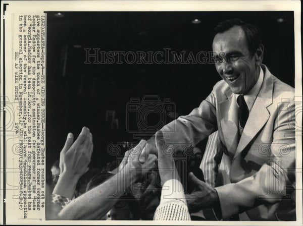 1974 Press Photo George Busbee wins as governor of the State of Georgi ...