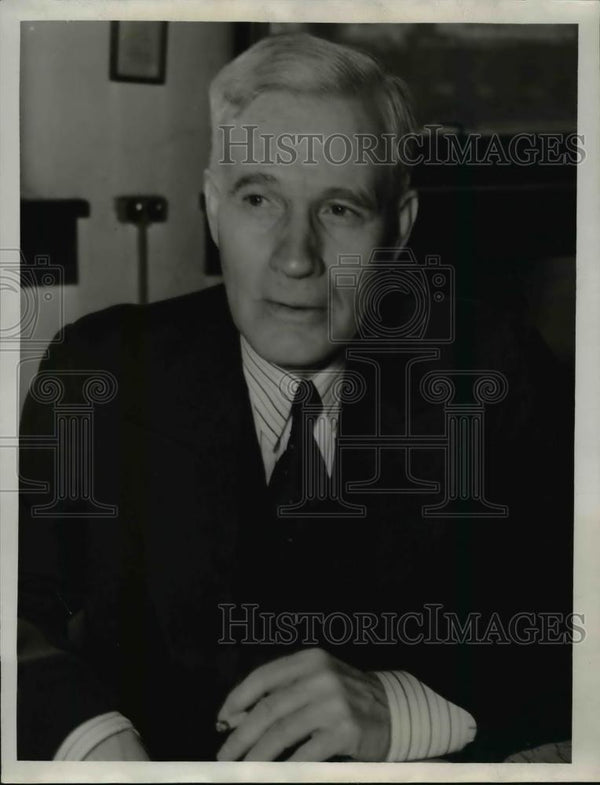 1939 Press Photo Robert L. Carden,Secretary of the County Election Com ...
