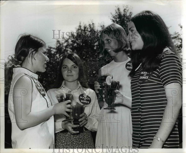 Undated Press Photo L-R Carol Hoyer,Jane Majercak,Carol Bond & Rosemar ...