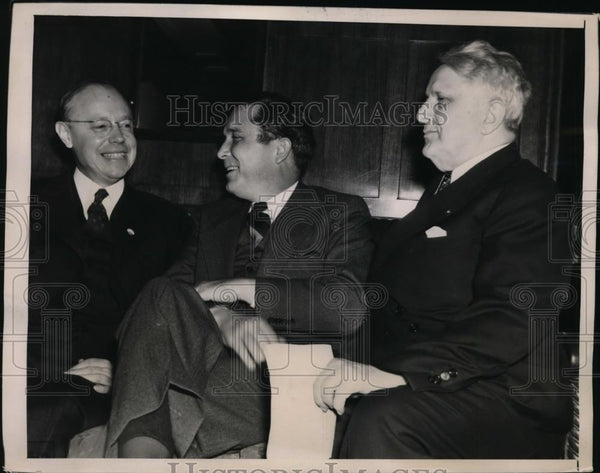 1940 Press Photo Senators of Ohio Robt Taft, Wilkie & James Davis ...