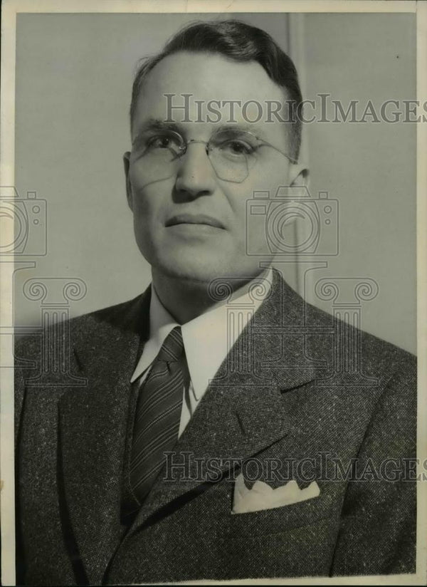 1941 Press Photo Fred W. Schaub President of the Inland Daily Press As ...