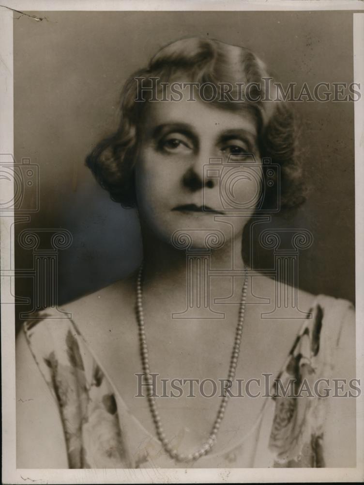 1936 Press Photo Mrs William E. Borah Portrait - Historic Images