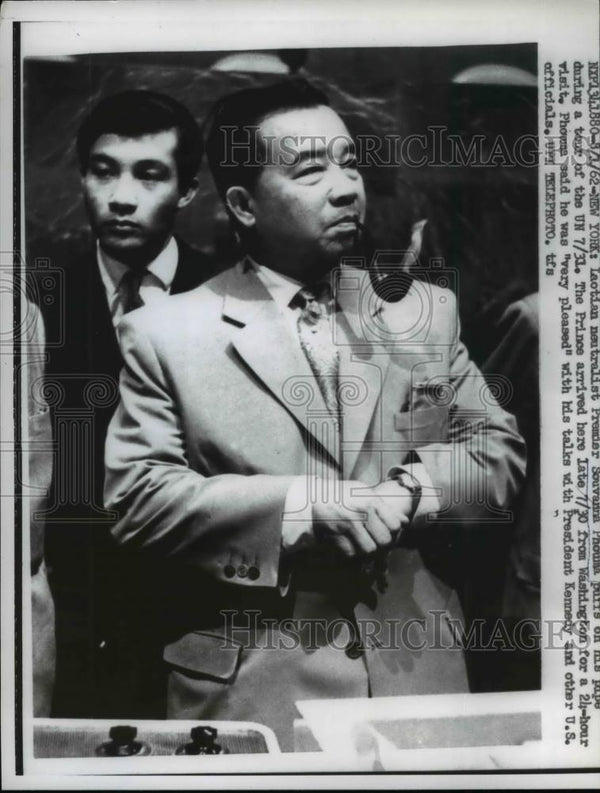 1962 Press Photo Laotian Neutralist Premiere Souvanna Pnouma in New Yo ...