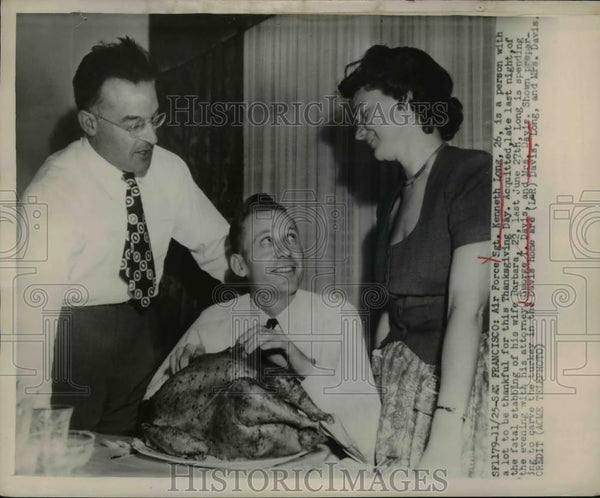 1948 Press Photo Sgt. Kenneth Long acquitted of the fatal stabbing of ...