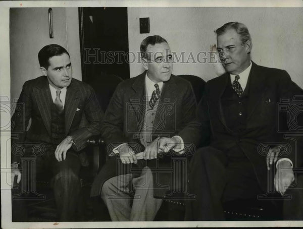 1932 Press Photo John F.O'Keefe,summoned by State Atty.John A.Swanson ...