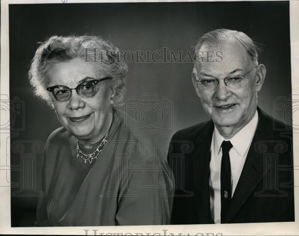 1962 Press Photo Mr & Mrs George Bullock Golden wedding anniversary ...