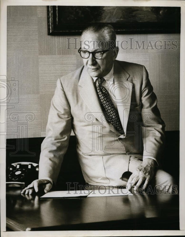 1964 Press Photo Dr Harold Thomas Hyman a NEA writer - nee87752 ...