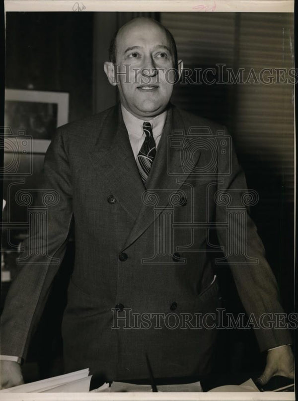 1939 Press Photo Morris Fishbein Editor of Journal of the American Med ...