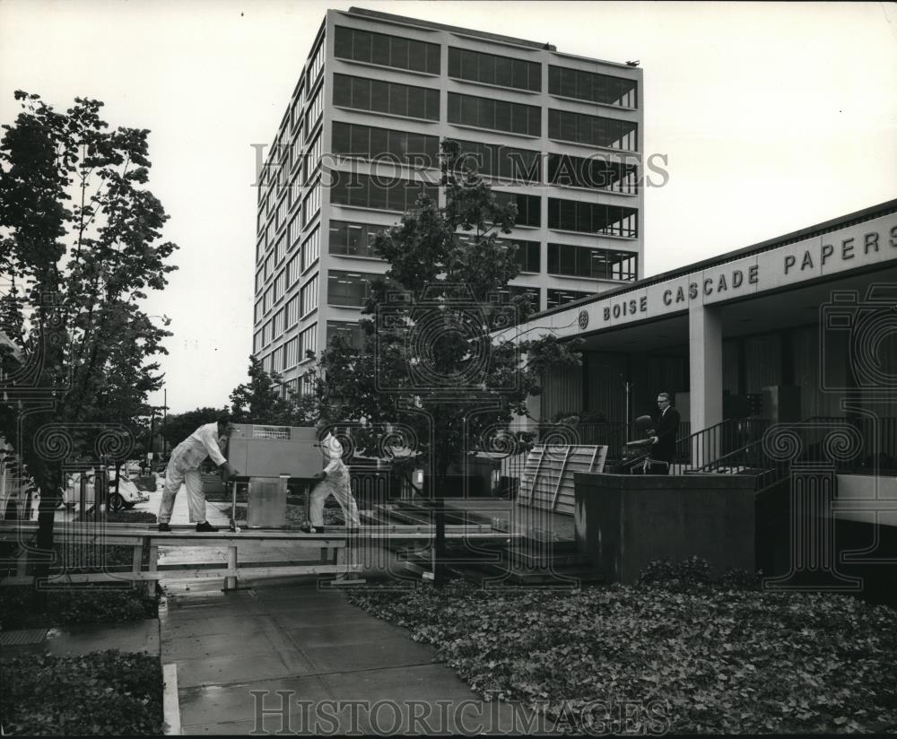 1968 Press Photo Computer for new 8-story Boise Cascade bldg. at SW 4t ...