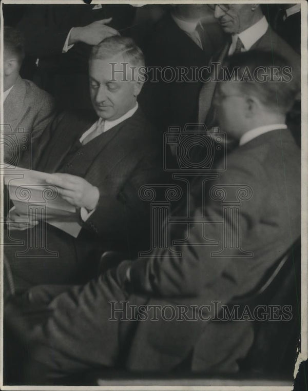 1930 Press Photo Cyrus Eaton Investment Banker & WR Burwell - cvp04568 ...