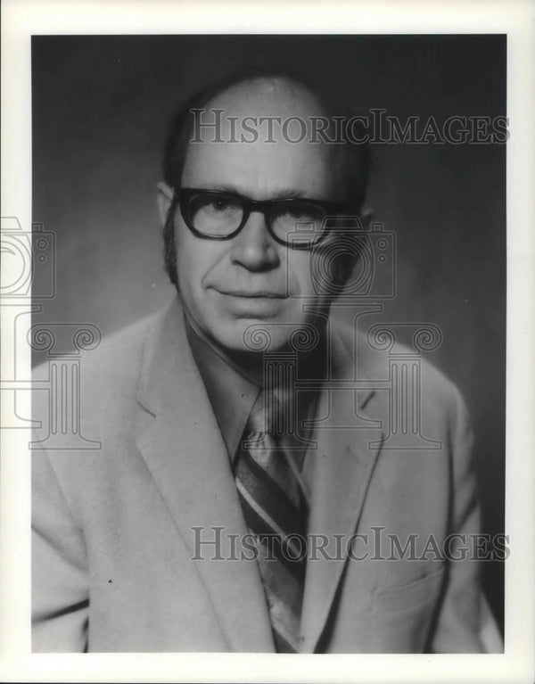 1982 Press Photo John C. Evvard NASA Employee - cvp06150 - Historic Images