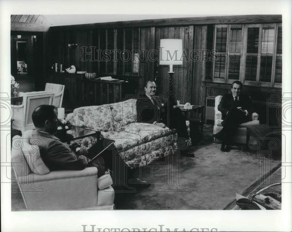 Press Photo Richard Helms, informed of his removal as CIA director - c ...