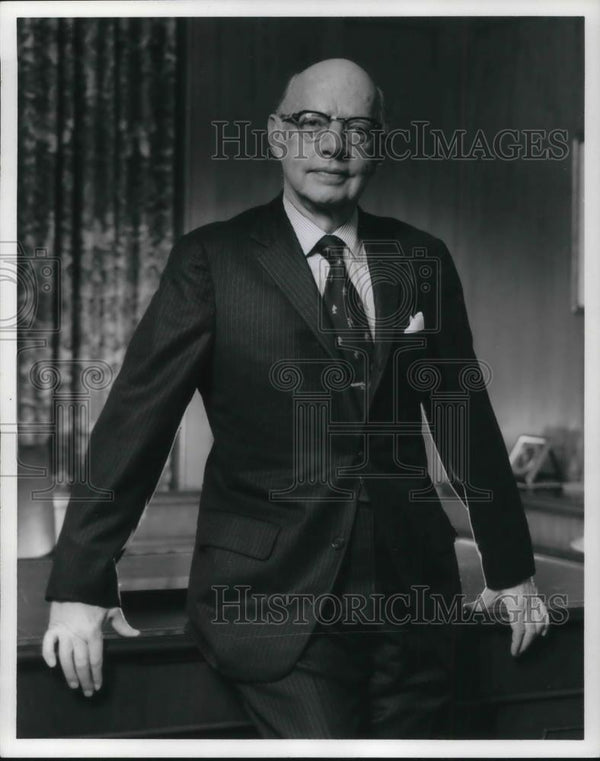 1973 Press Photo H. Stuart Harrison President & CEO of Cleveland-Cliff ...