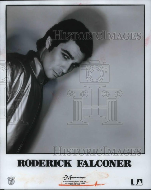 1977 Press Photo Roderick Falconer Rod Taylor Screenwriter Poet Record ...