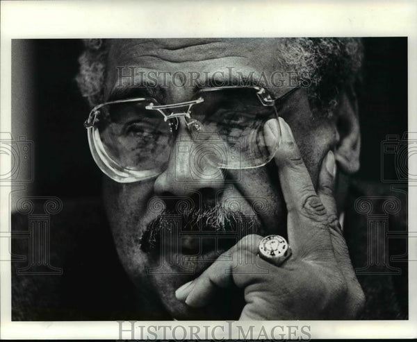 1987 Press Photo Wayne Embry Cavs GM - cvb64088 - Historic Images