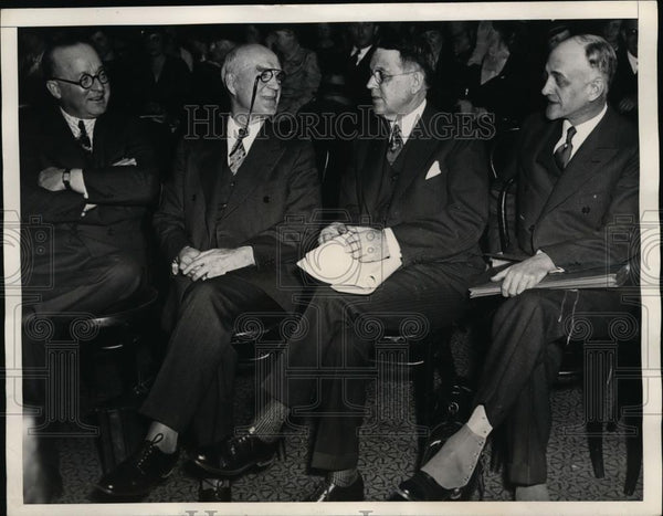 1934 Press Photo Former Postmaster General Walter Brown appears before ...