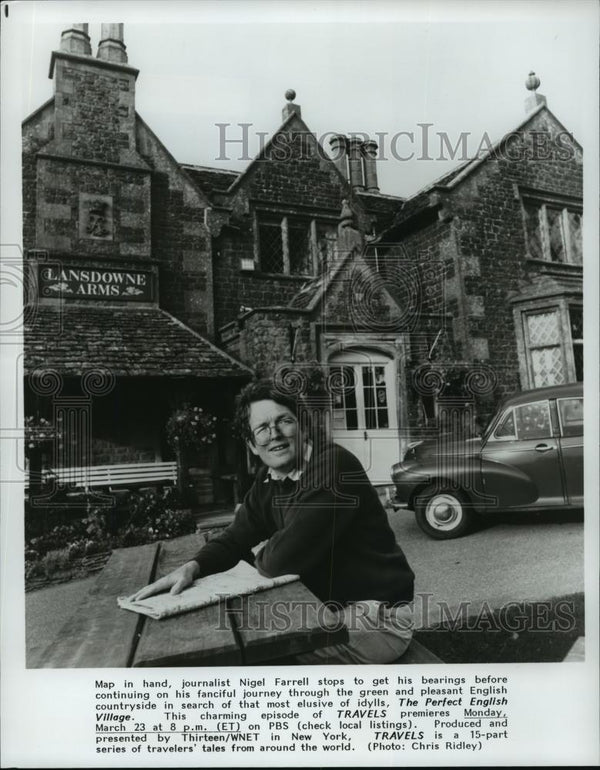 Press Photo Nigel Farrell-Travels, The Perfect English Village - cvb74 ...