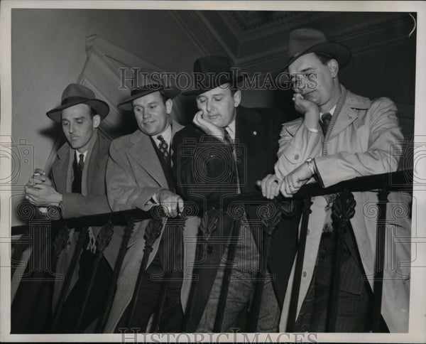1946 Press Photo New York Clyde Hamilton, Charles Bohar, Thomas E. Kel ...