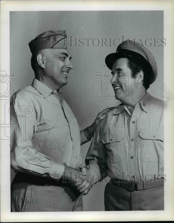 1980 Press Photo Nick Brodella and Tom Slowey star in "Mister Roberts ...