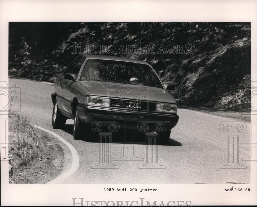 1989 Press Photo Automobile Audi 200 Quattro - spp01199 - Historic Images